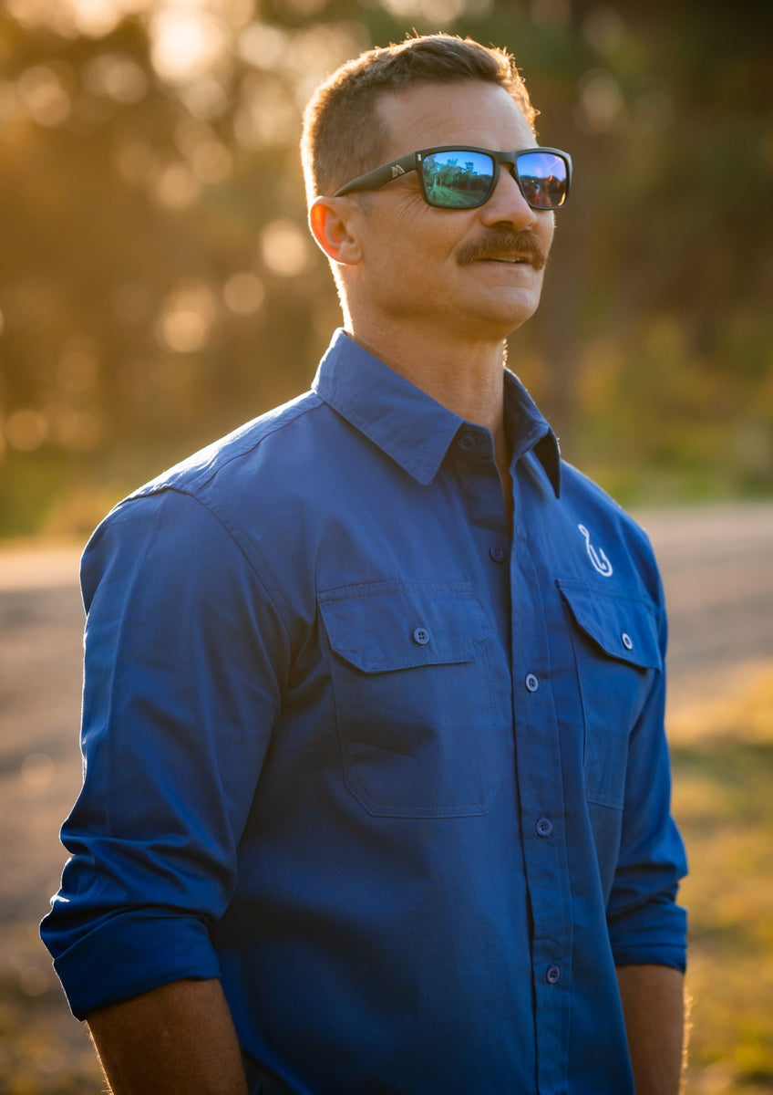 Work Shirt - Blue – Outer Line
